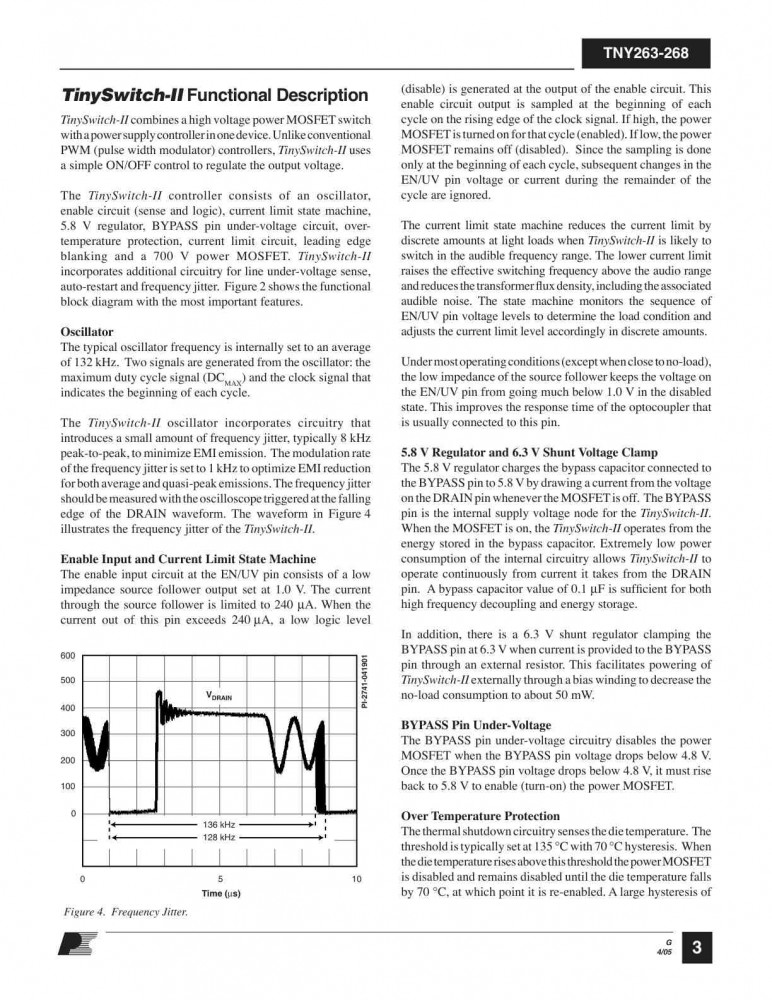 TNY268PN technical document page 3