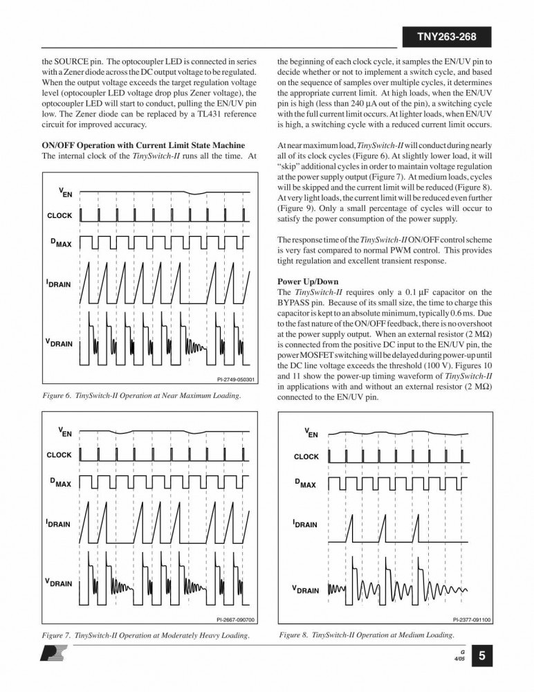 TNY268PN technical document page 5