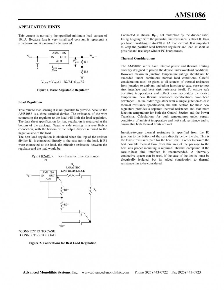 AMS1086 datasheet page 5