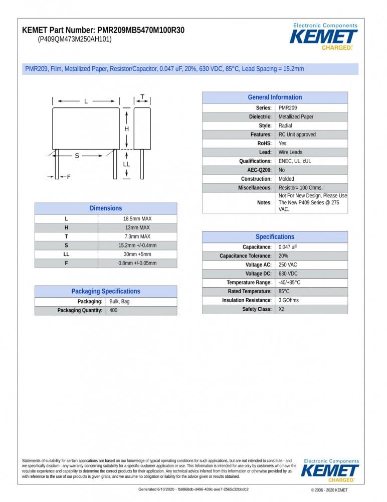 PMR209 technical document preview