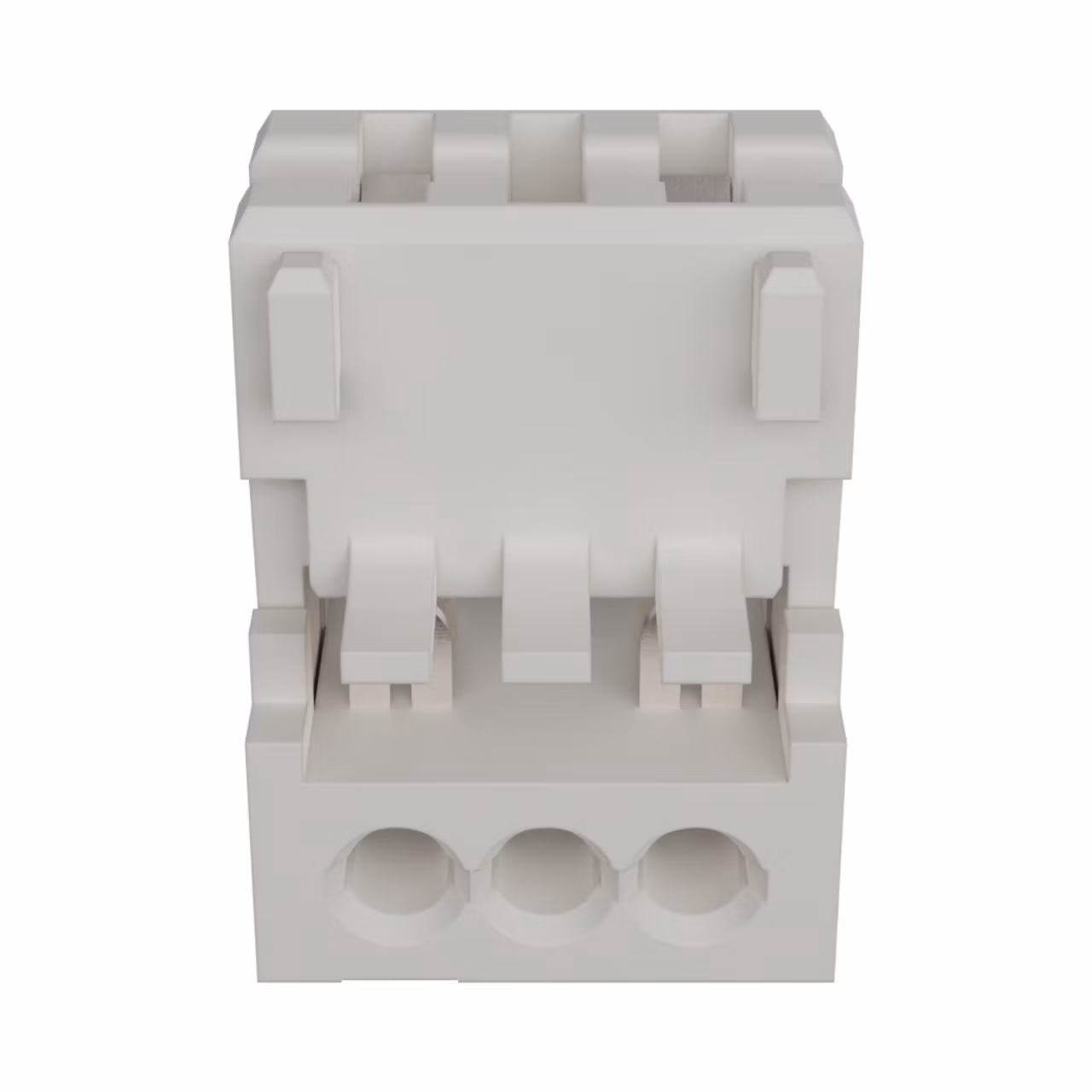Appli-Mate RAST 2.5 Female Connector, 5.00mm Pitch, 2 Circuits, Position B and C Removed, Open Endwalls, with Blue Stripe for sale