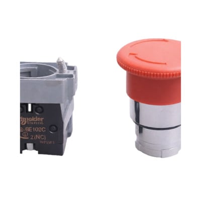 Schneider XB2-BS642C (ZB2BZ102C + ZB2BS64C) Emergency Stop Push Button Switch