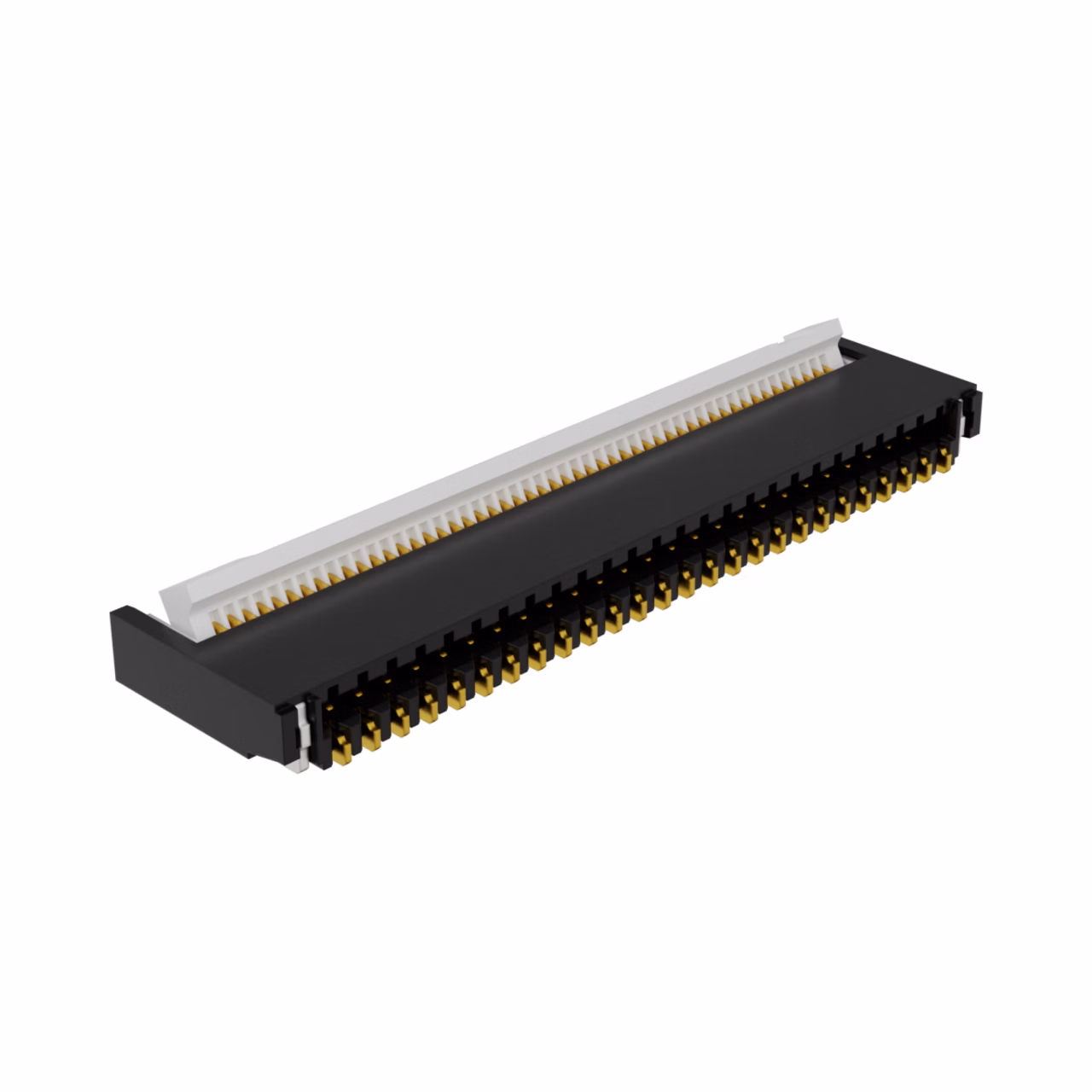 Easy-On Back Flip FPC Connector, 0.20mm Pitch, 0.95mm Height, 3.00mm Width, Dual Contact, Right-Angle, Surface Mount, ZIF, 51 Circuits for sale