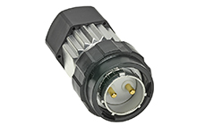Connector for RRH Application, Plug, 48 Volt Power, 2-Pole, for Various Cables