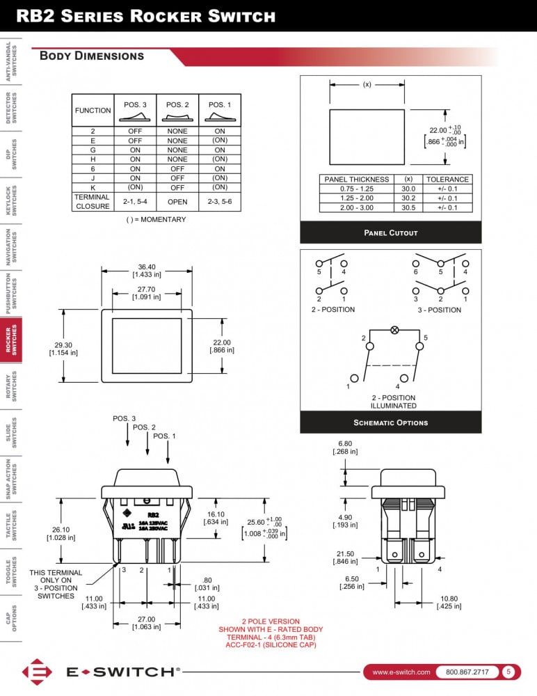 RB2 Series datasheet page 5