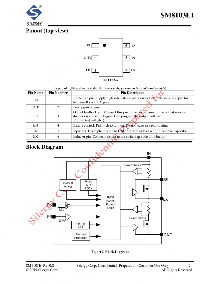 SM8103EADC datasheet page 2