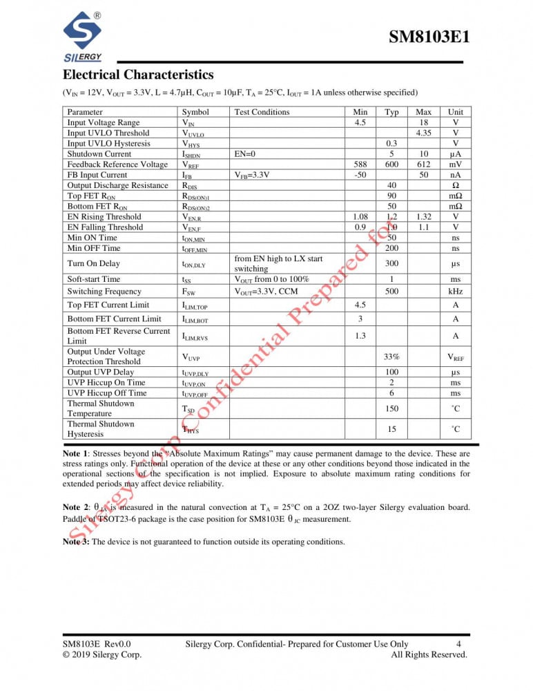 SM8103EADC datasheet page 4