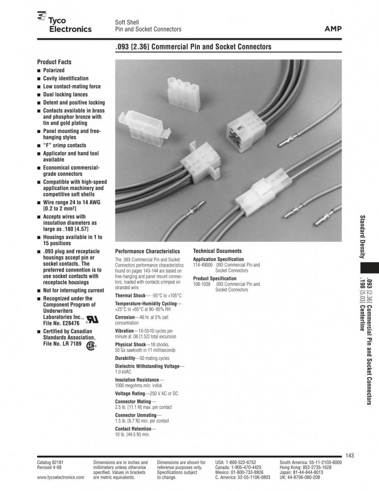 TE Connectivity 5.0 PKC technical document page 9