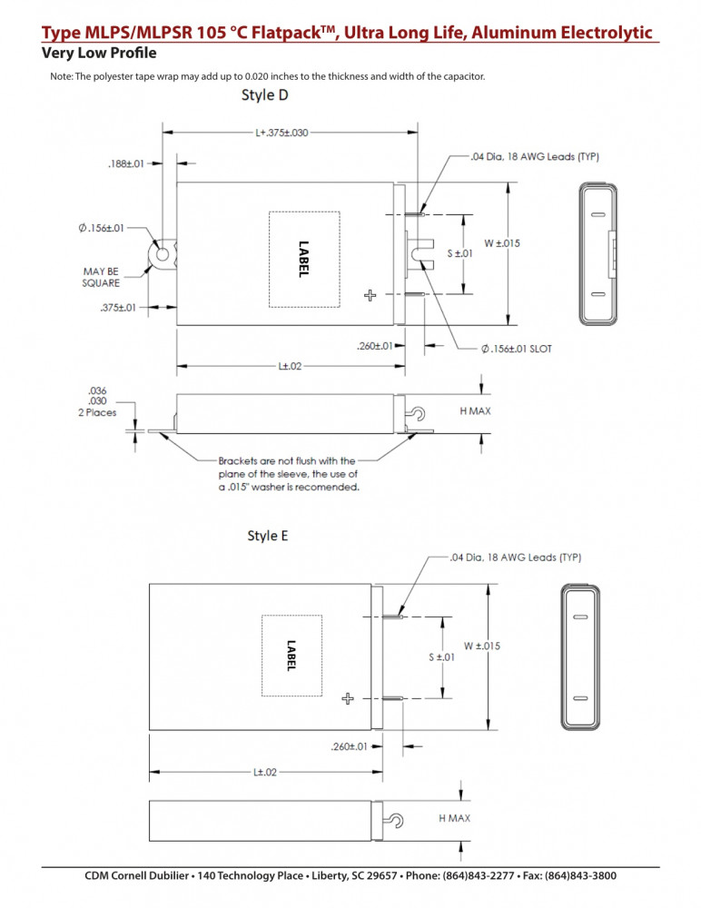 MLPS datasheet page 5