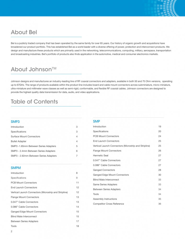 Johnson SMP3 catalog page 2