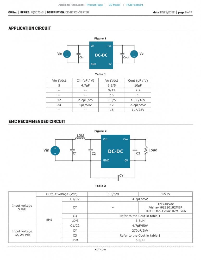 CUI PQS075-S24-S5-S datasheet page 6