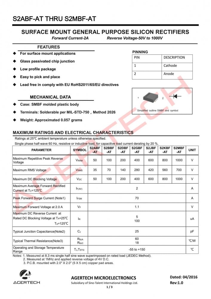S2MBF-AT datasheet page 1