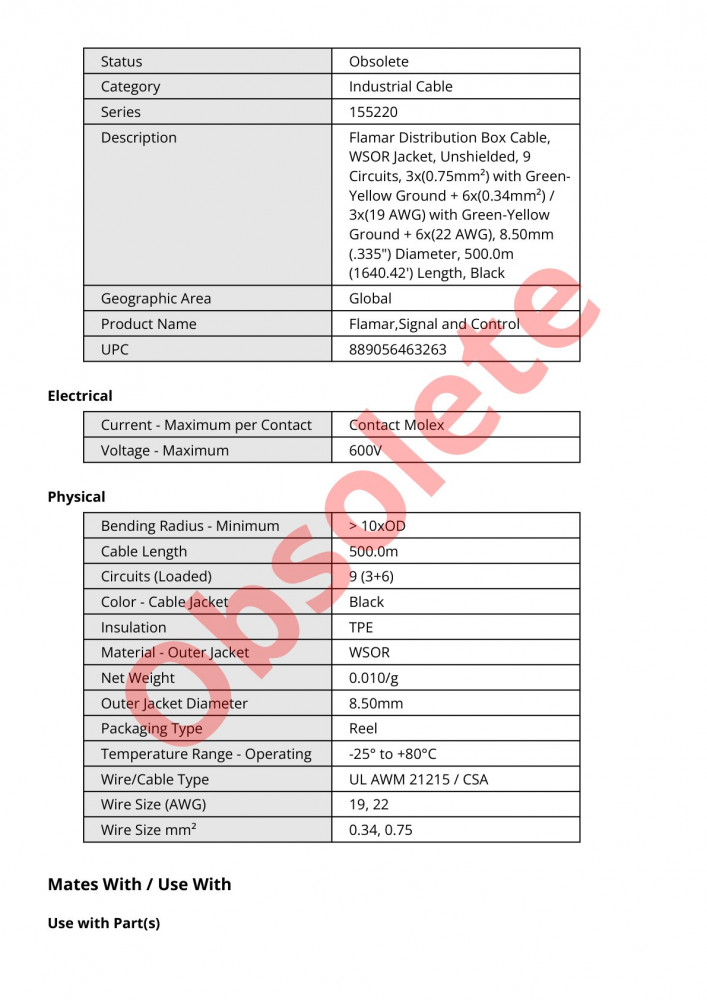 MOLEX 1552209008 technical document image 2