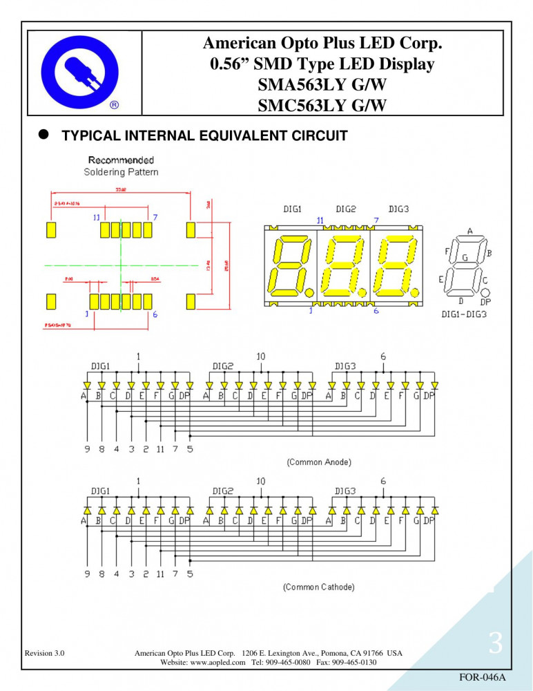 SMC563LY datasheet preview, page 3
