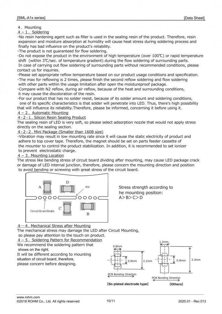 ROHM datasheet page 10
