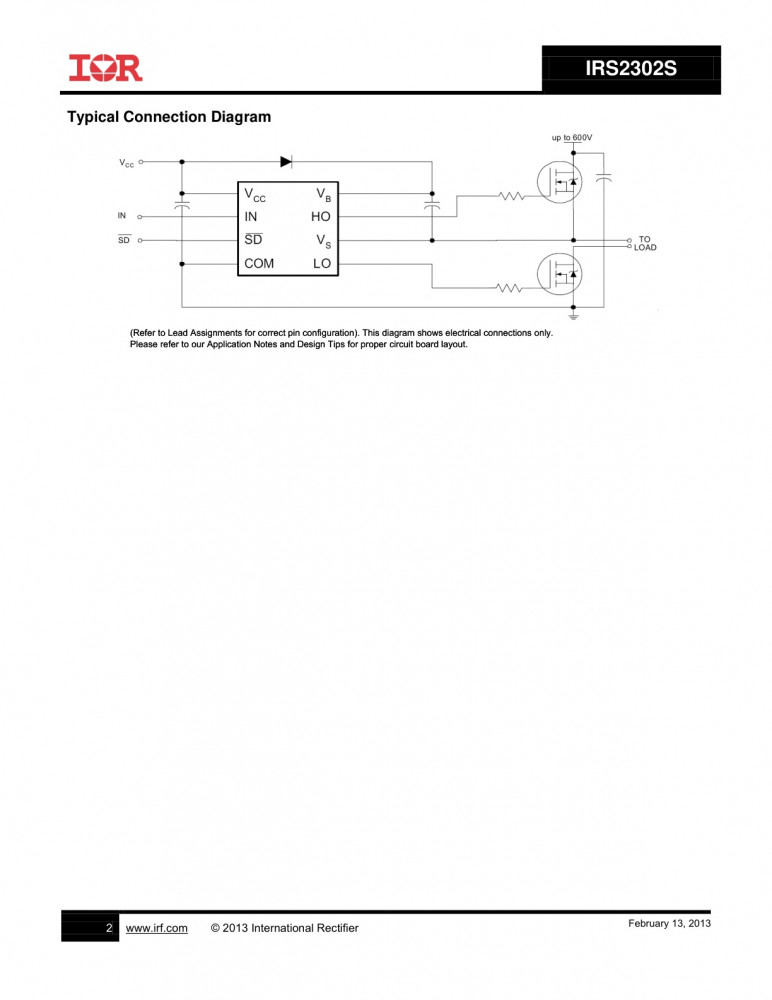 IRS2302SPBF datasheet page 2