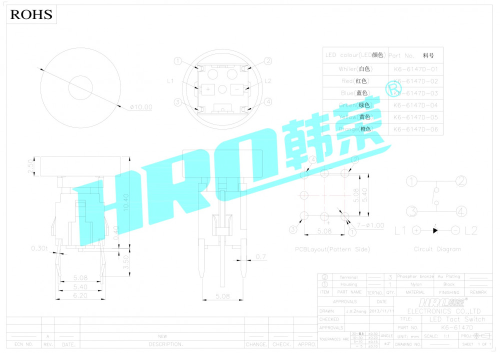 K6-6147D01 technical document page