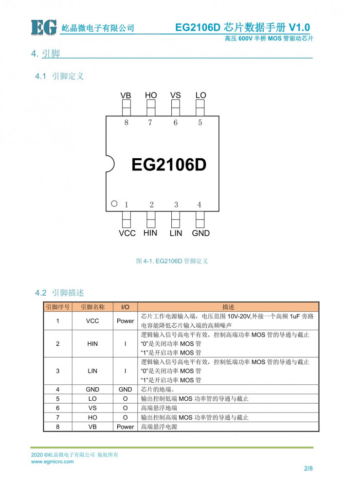 EG2106D datasheet page 5