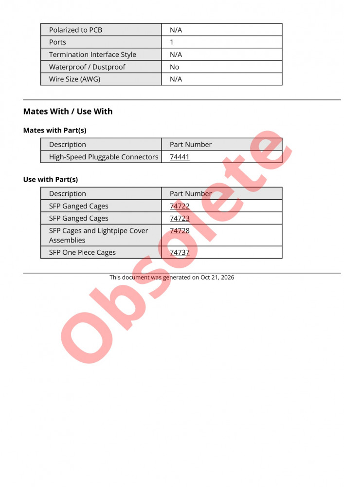 MOLEX 747200501 technical document image 3