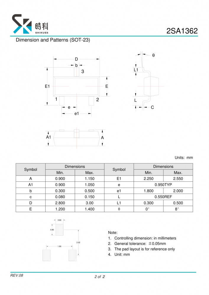 2SA1362 datasheet page 2