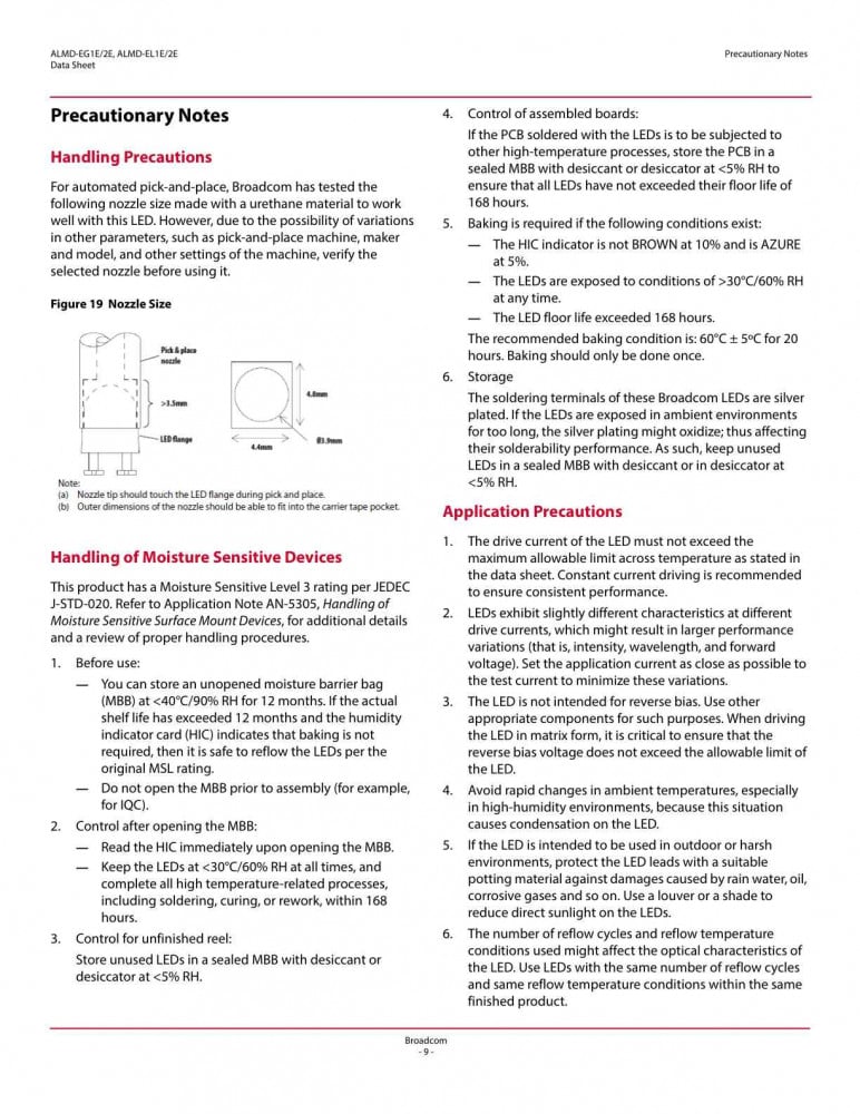 ALMD-EL2E-XZ002 datasheet page 9