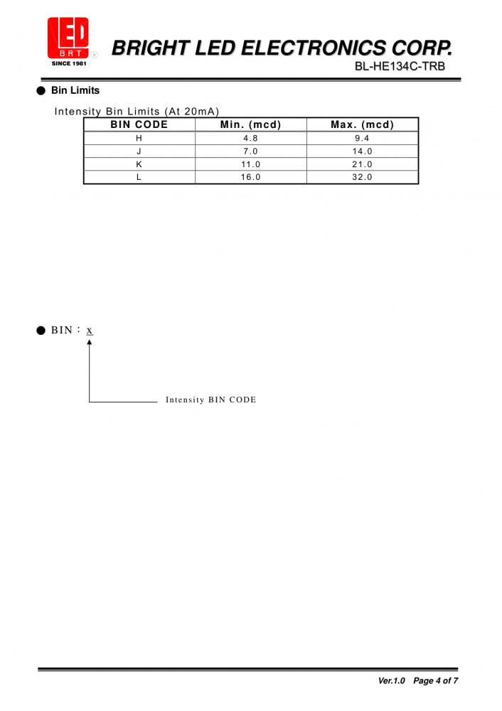 BL-HE134C-TRB datasheet page 4