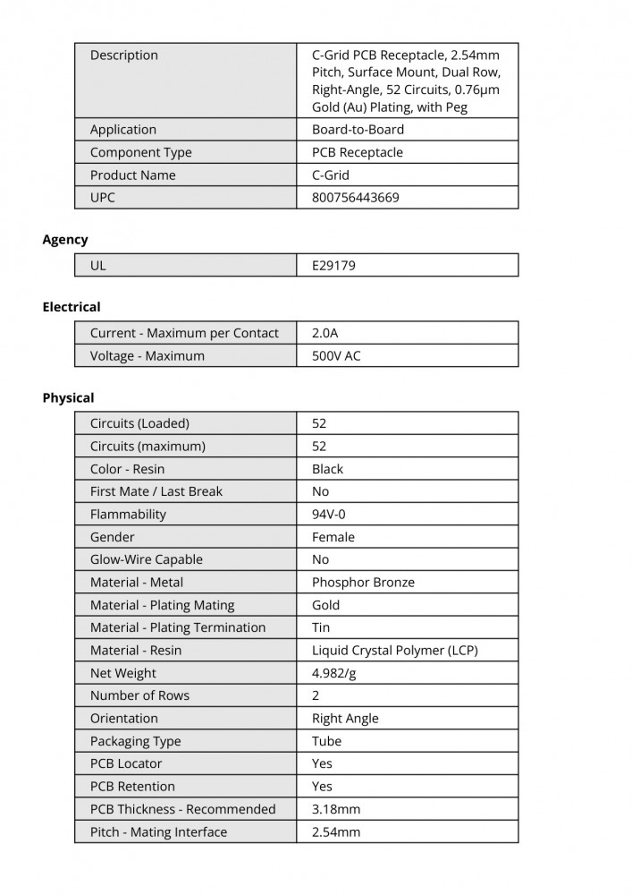 MOLEX 719790326 product document image 2