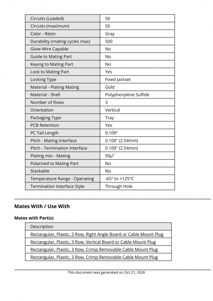 WG50SAD7J technical document image, page 2