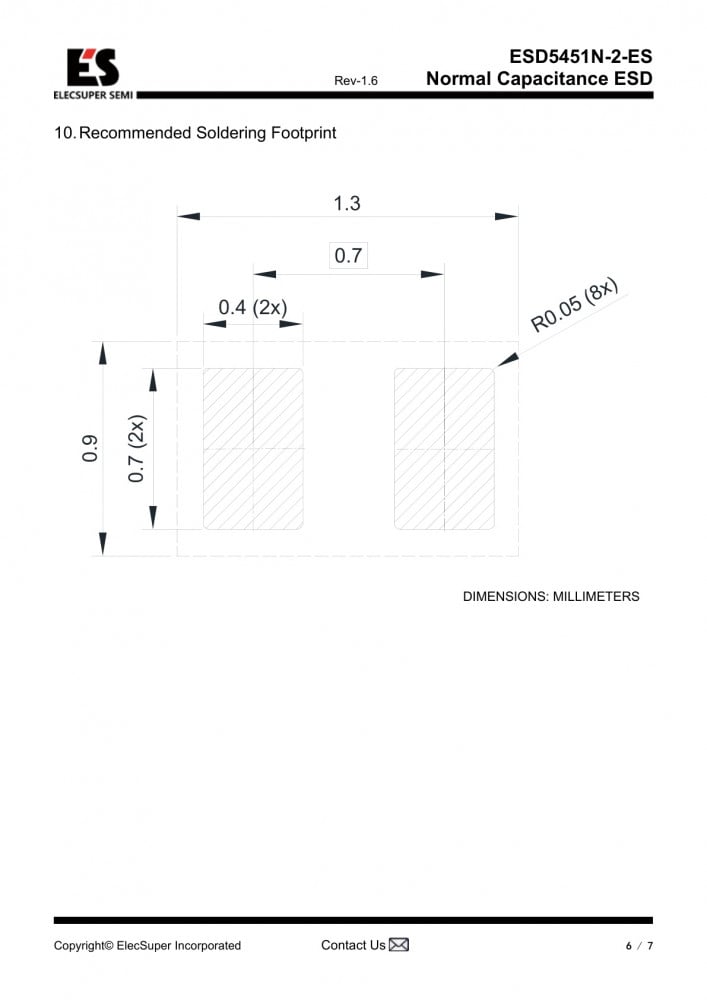 ESD5451N-2-ES datasheet page 6