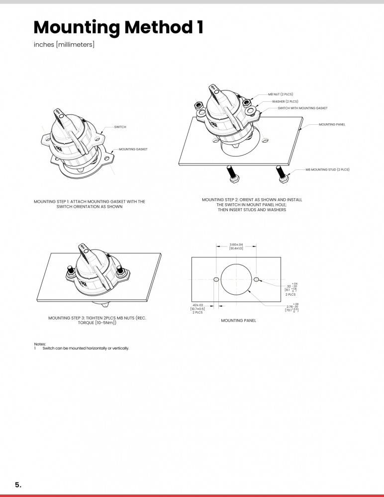 BDA10-RA technical document page 5