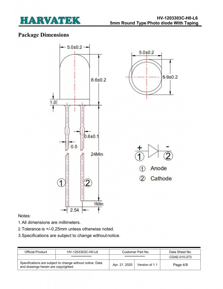 HV-1203303C-H0-L6 datasheet page 4
