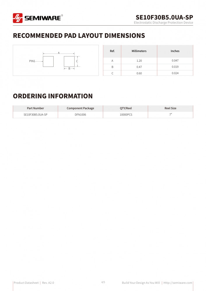 SE10F30B5.0UA-SP datasheet page 4