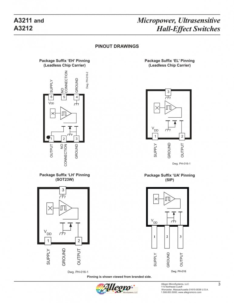 A3212 datasheet page 3