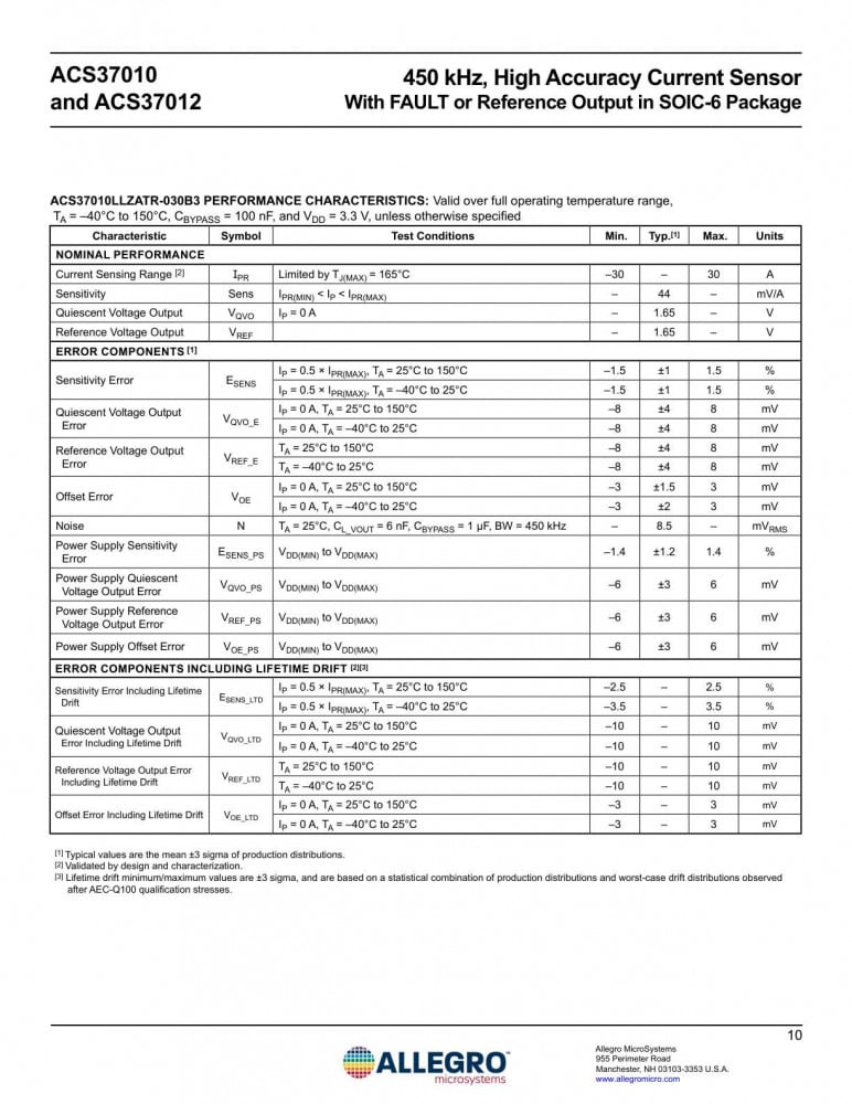 ACS37010 datasheet page 10