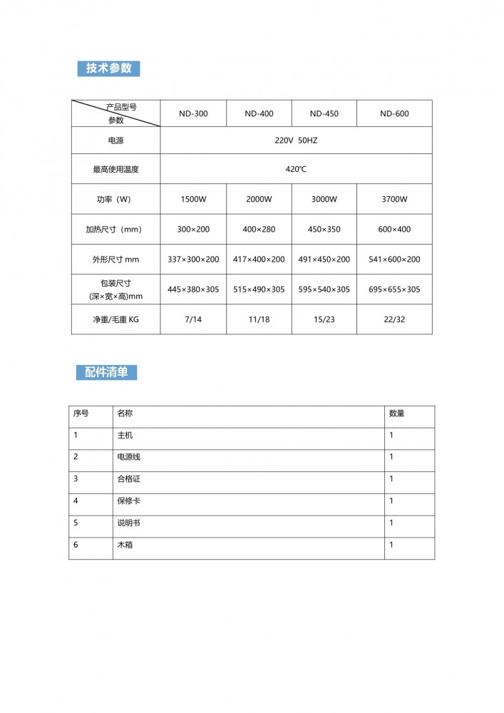 ILIN ND-450 technical document page 2
