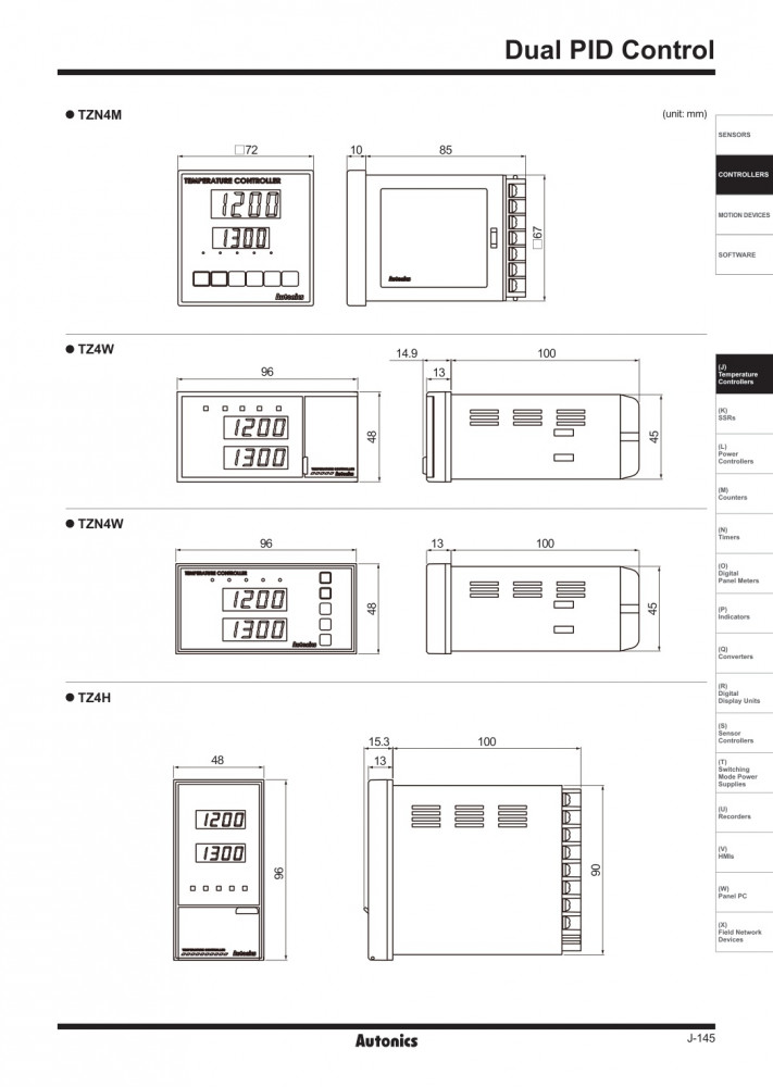 TZN/TZ Series document page 6