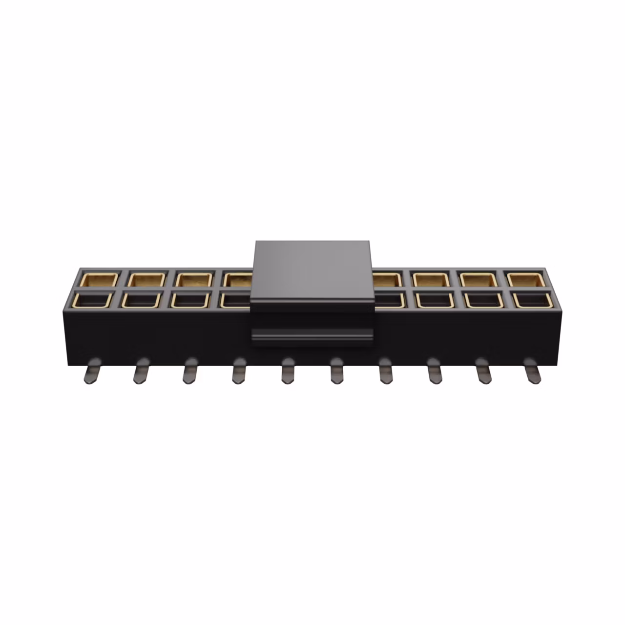 2.00mm Pitch Milli-Grid Receptacle, Surface Mount, Bottom Entry, 0.38µm Gold (Au) Plating, 20 Circuits, with Pick-and-Place Cap, Tape and Reel, Lead-Free for sale