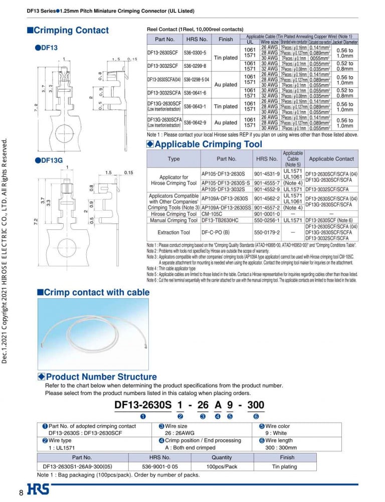 HRS DF13 technical document page 8