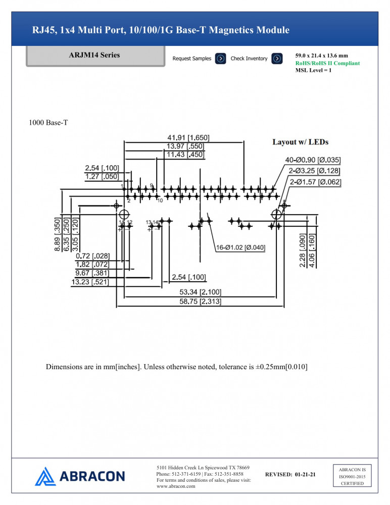 ARJM14 series product documentation page 6
