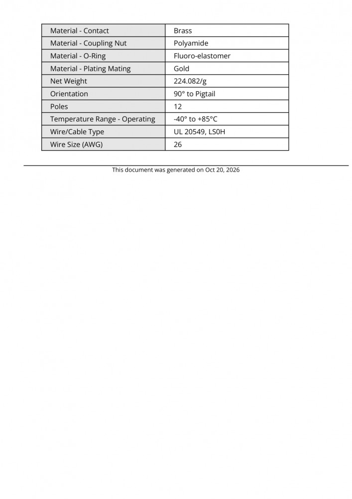 Molex product specification page preview 3