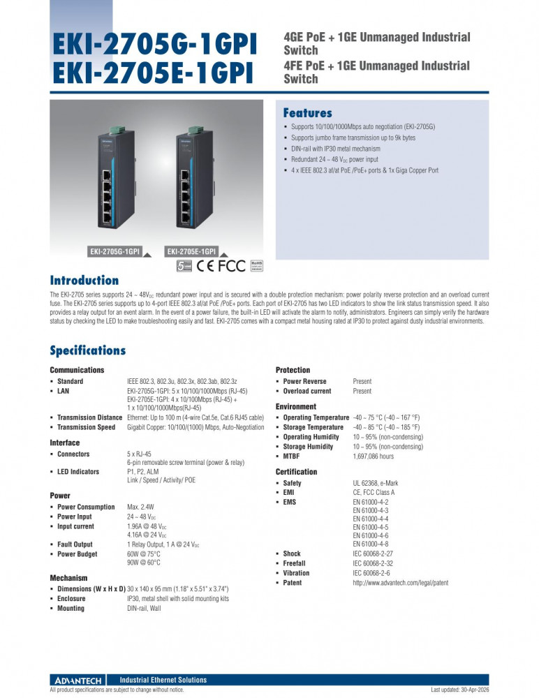 EKI-2705G-1GPI documentation page 1
