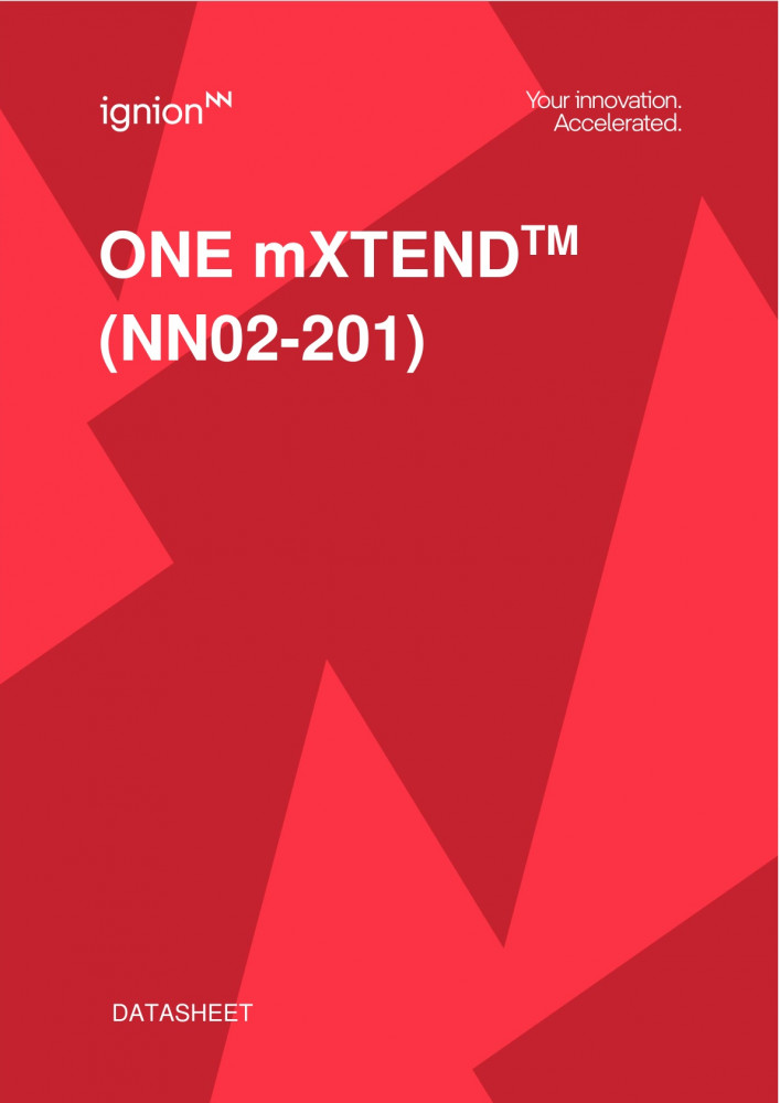 ONE mXTEND technical document page 1