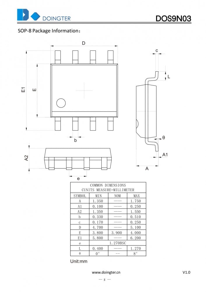 DOS9N03 datasheet page 5