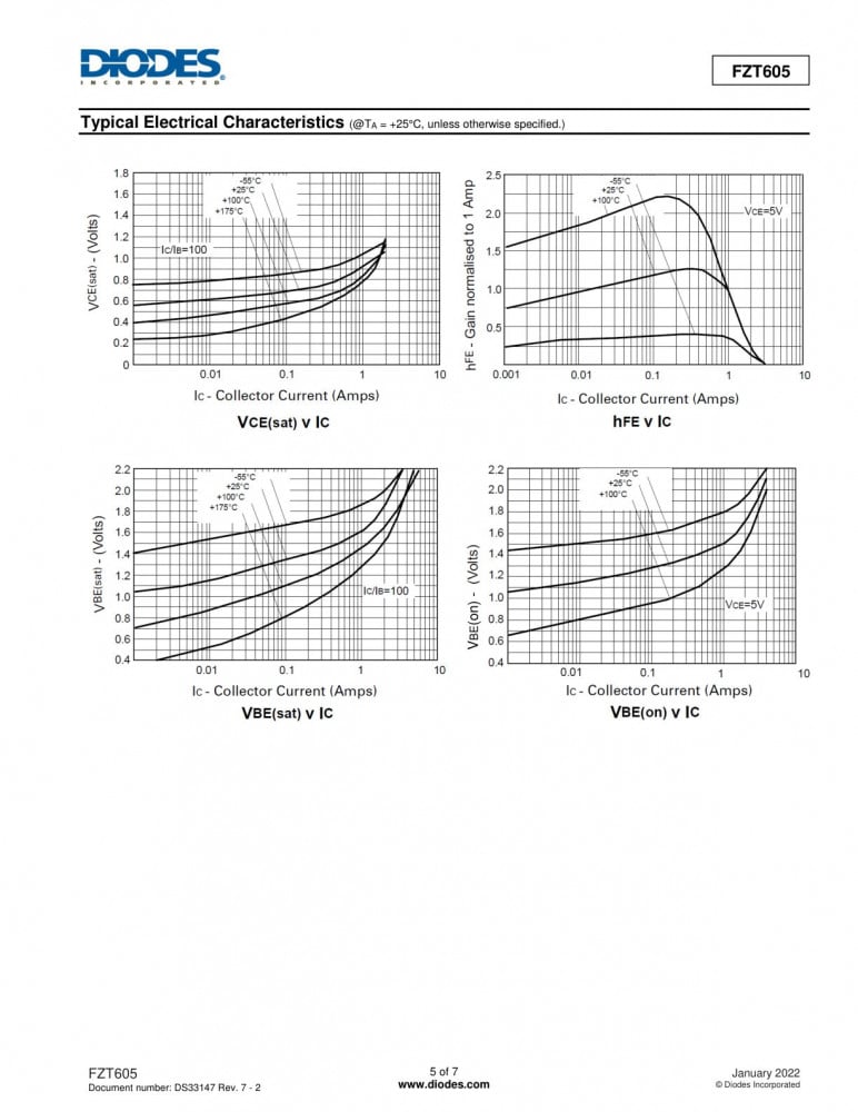 FZT605TA datasheet page 5