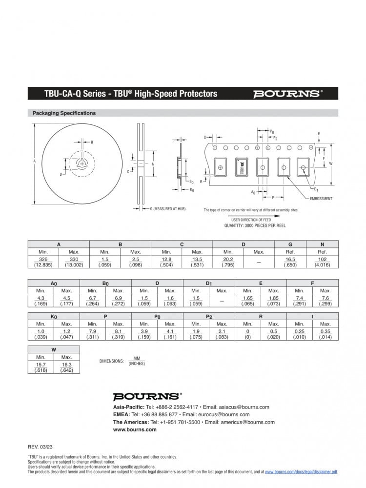 BOURNS TBU-CA-Q datasheet page 6