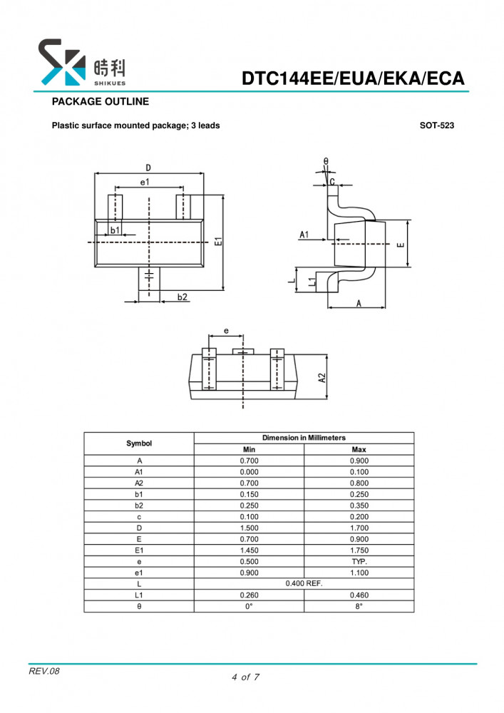 DTC144EE datasheet page 4