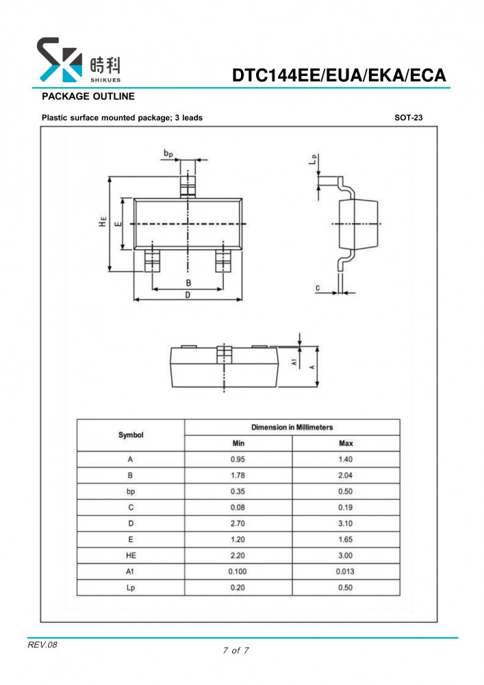 DTC144EE datasheet page 7