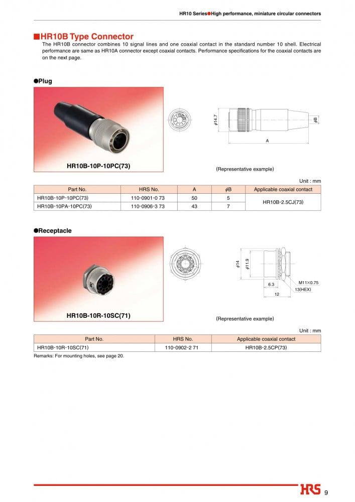 HRS HR10A document page 9