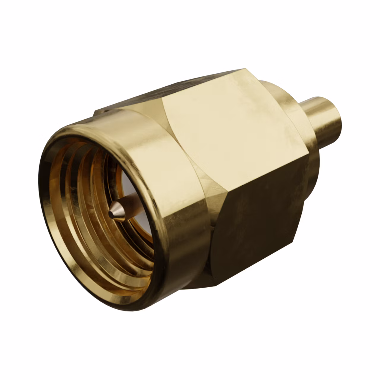 SSMCX Jack-to-SMA Plug, Between-Series Adapter, Tray, 50 Ohms for sale