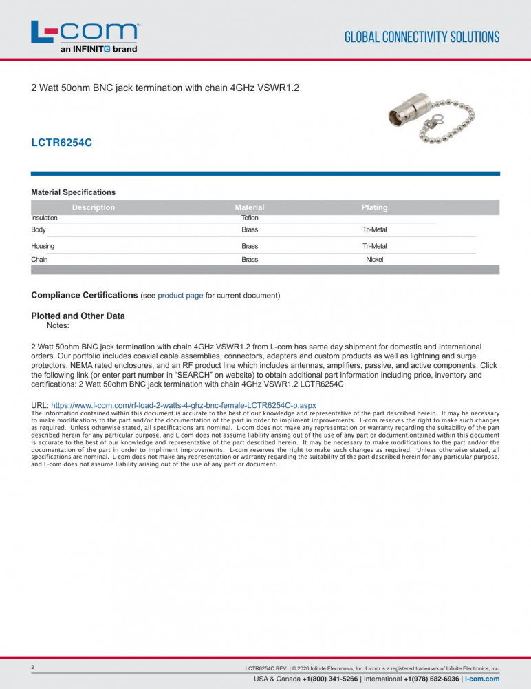 LCTR6254C datasheet page 2